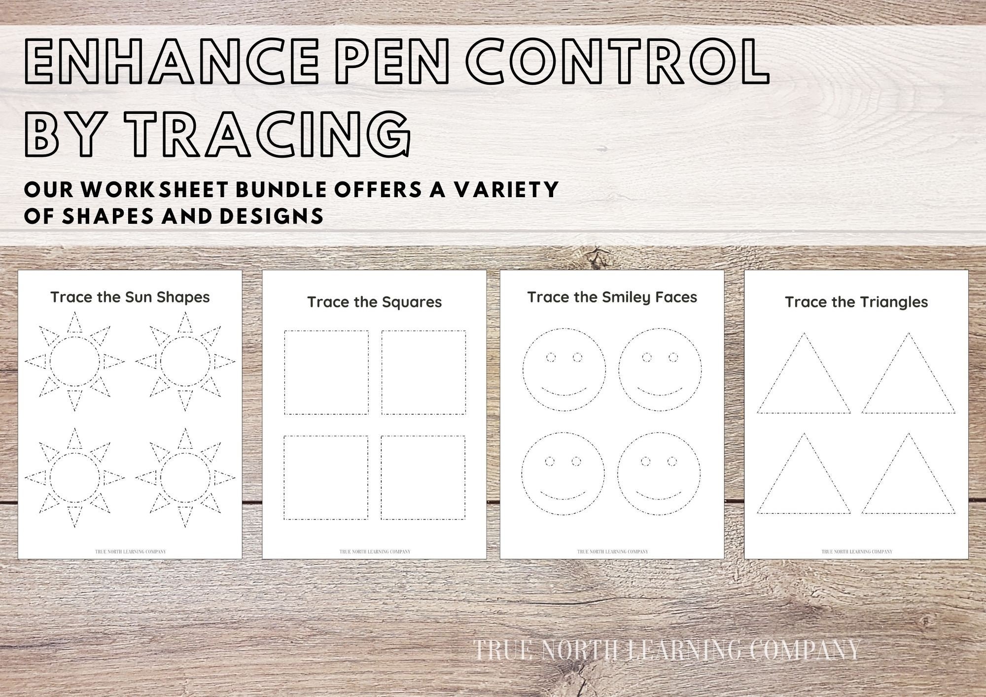 Lines and Shapes Tracing & Pen Control // Preschool Fine Motor ...