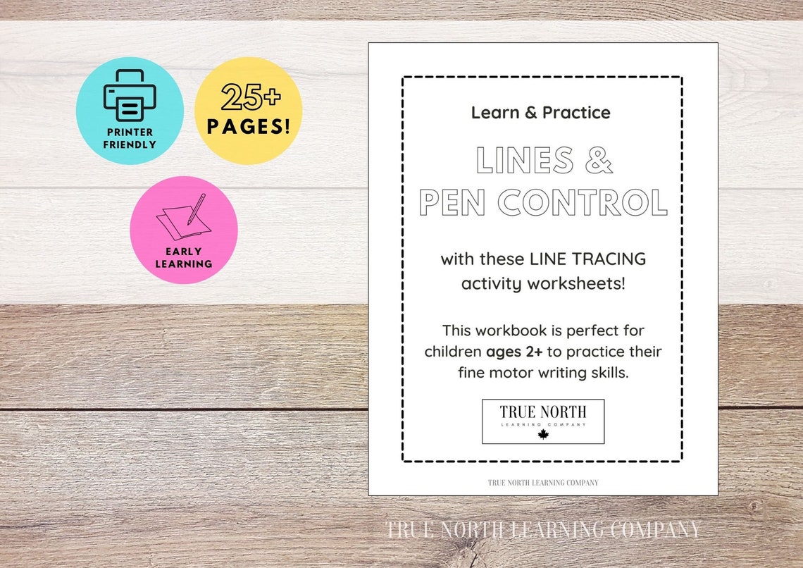 Lines and Shapes Tracing & Pen Control // Preschool Fine Motor ...