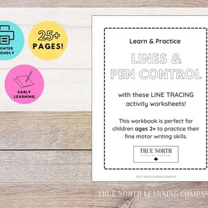Lines and Shapes Tracing & Pen Control // Preschool Fine Motor ...