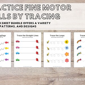 Lines and Shapes Tracing & Pen Control // Preschool Fine Motor ...