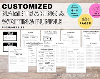 I Can Write My Name Worksheet for Kids - Etsy