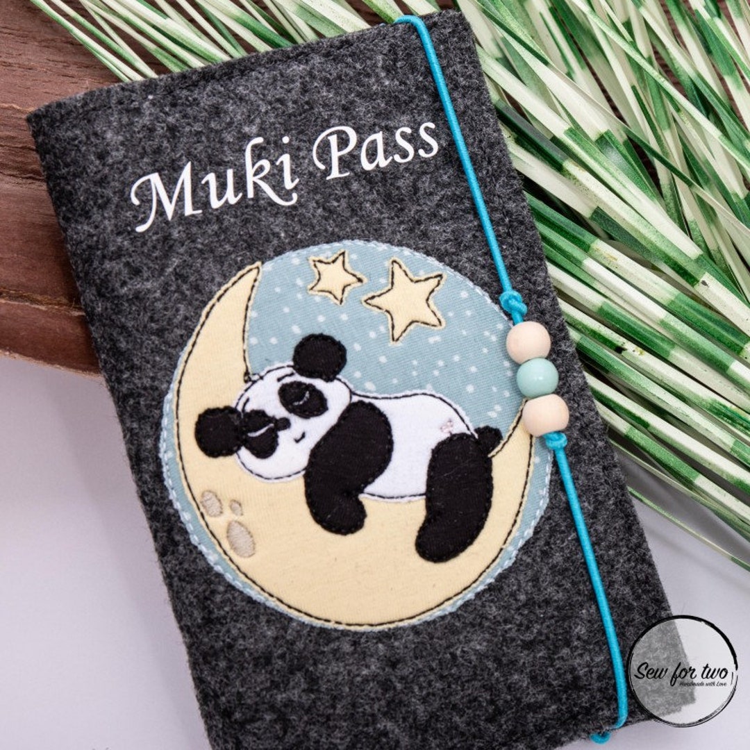 MOTHER CHILD PASSPORT COVER panda Bear Muki Pass - Etsy