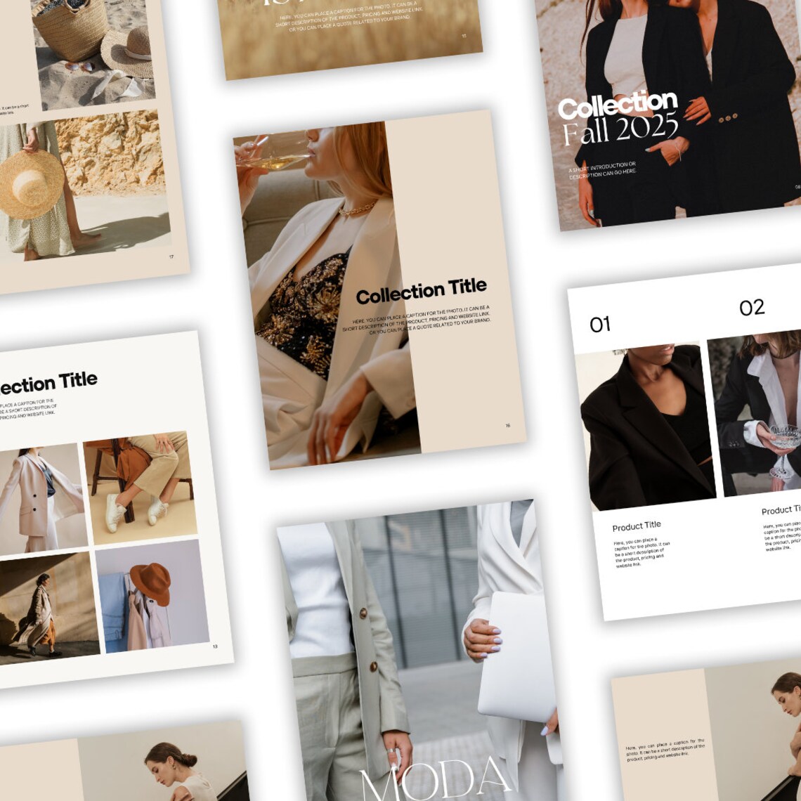 Fashion Magazine Template | Lookbook Template | Ebook Template | Canva ...