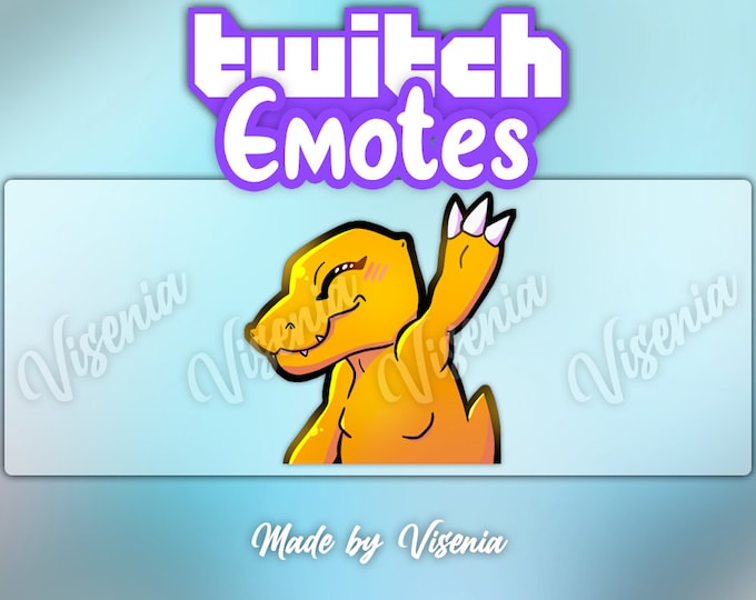 Digimon Adventure Agumon Twitch Emote 28x28 56x56 112x112 Youtube ...