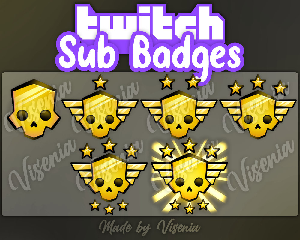 Helldivers 2 Skull Twitch Sub Badges | Helldivers Ranks Bit Badges ...