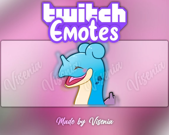 Emotes Twitch Package Bundle Pokemon Edition Lapras - Etsy