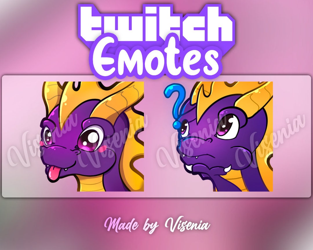 Emotes - Twitch Package / Bundle - Spyro - Dragon Emotes - Stream ...