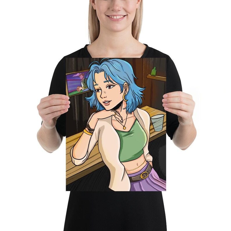 Stardew Valley Emily Bar Poster - Etsy