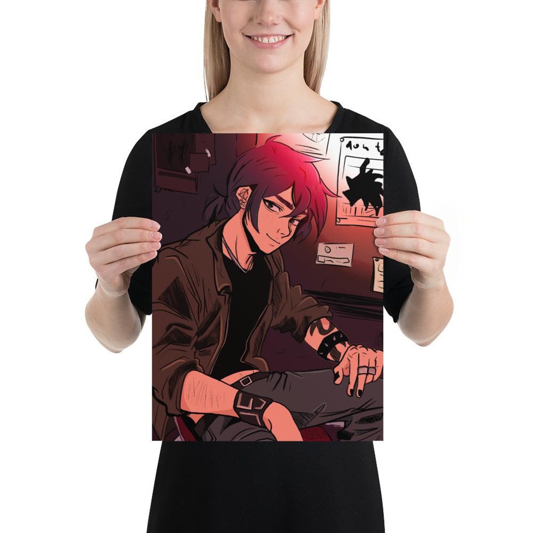 Sebastian Fanart Poster Stardew Valley Inspired Wall Art - Etsy UK