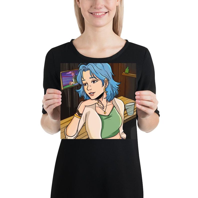 Stardew Valley Emily Bar Poster - Etsy