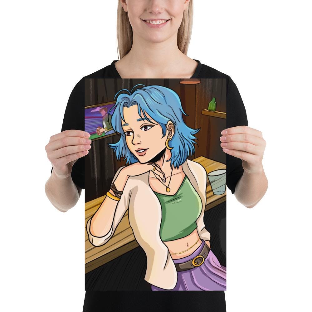 Stardew Valley Emily Bar Poster - Etsy