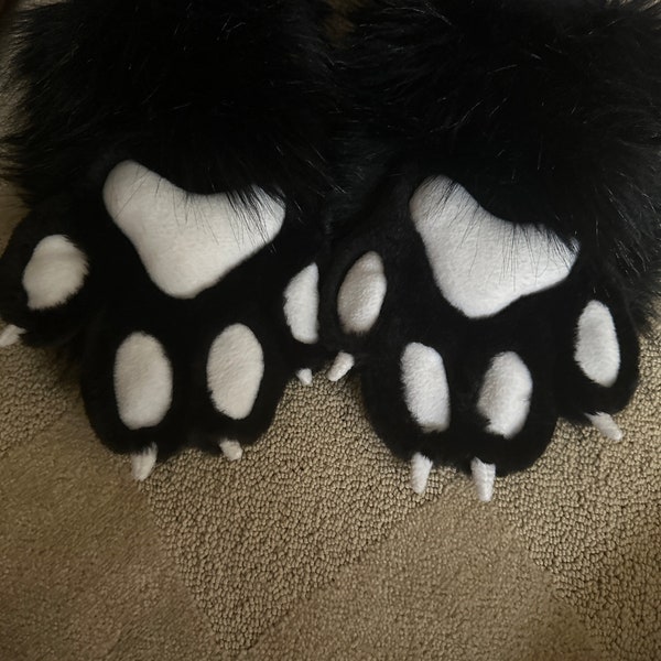 Black Fursuit Paws - Etsy