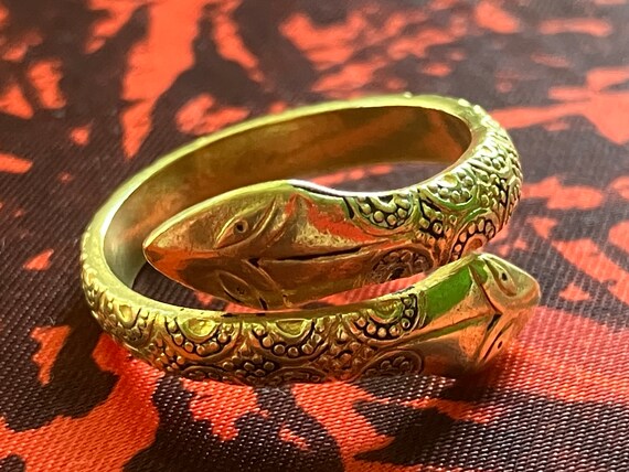 Two headed snake ring - Gem
