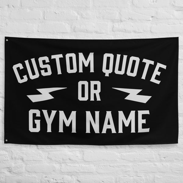 Custom Gym Banner - Etsy