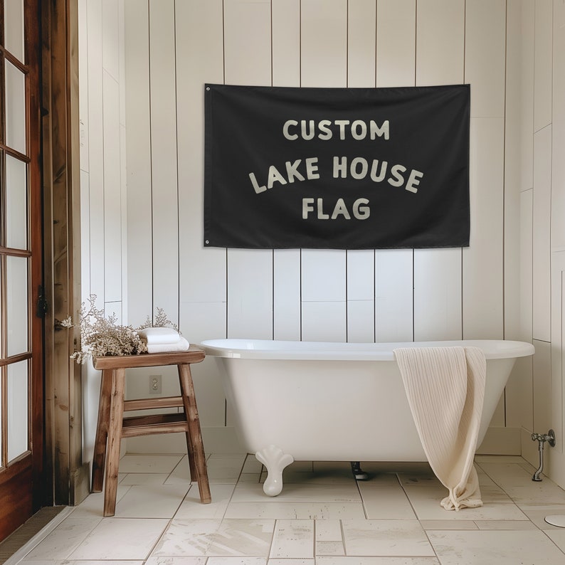 Custom Lake House Flag - Etsy