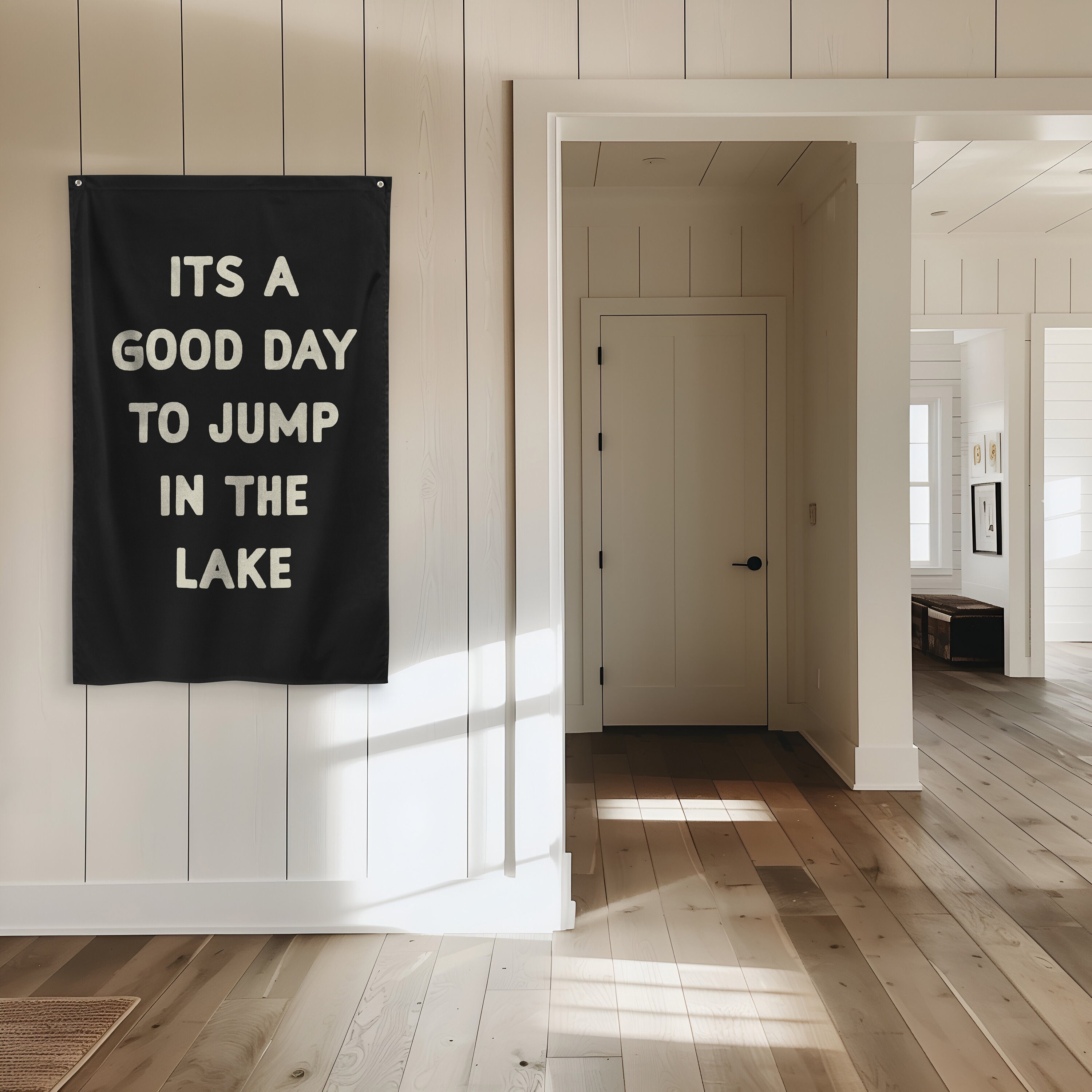 Its A Good Day to Jump in the Lake Flag - Etsy