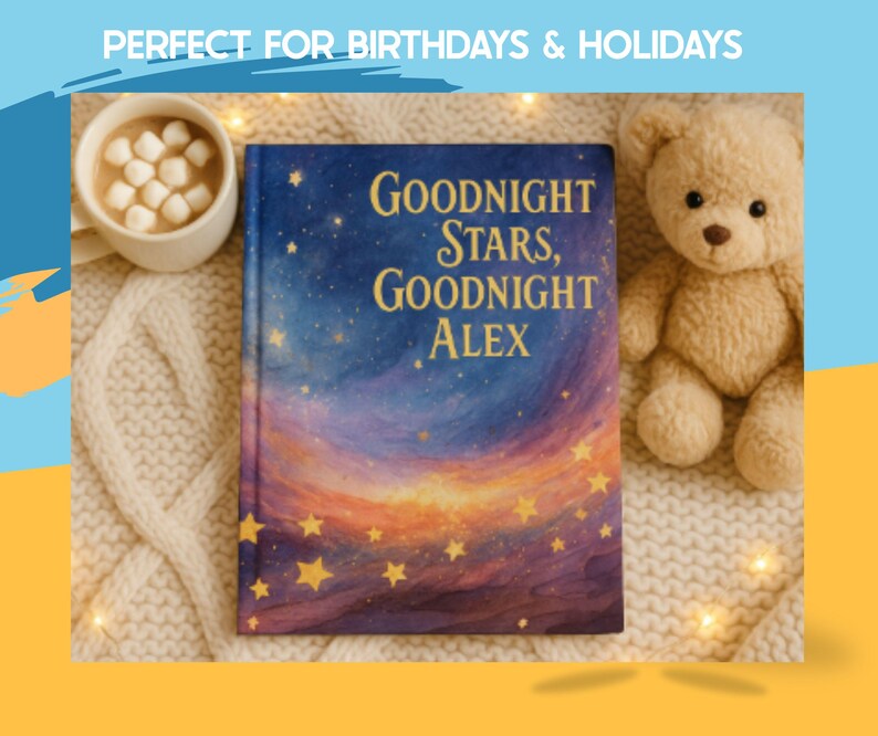 Personalized Baby Book With Name, Baby Shower Gift, Bedtime Children's ...