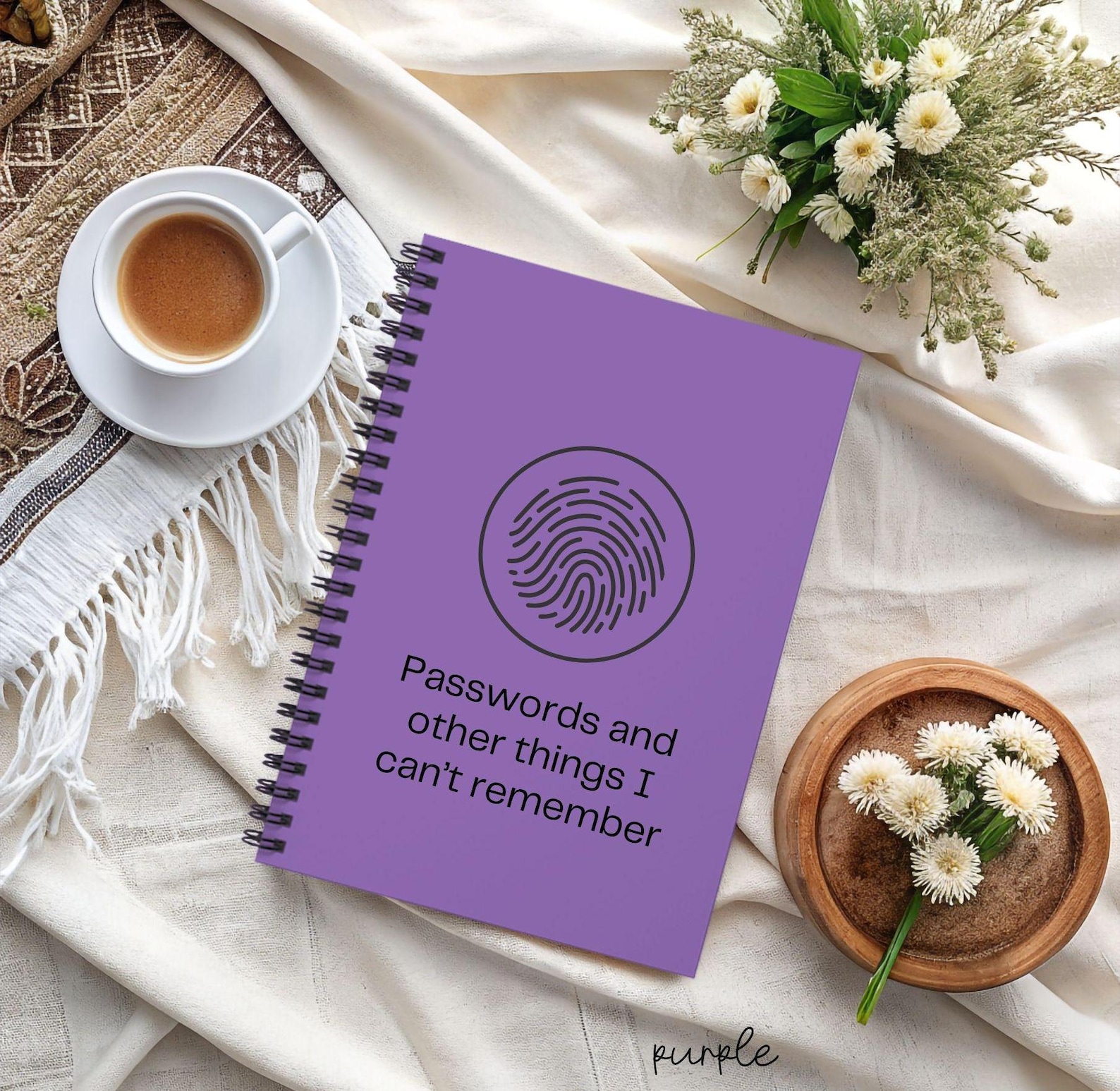 Password and Other Things I Forget Notebook-funny Password Organizer ...