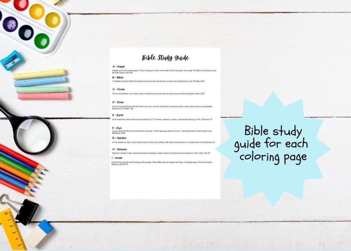 Christian Alphabet Dot Marker Coloring Pages A–Z - Bible ABC Worksheets ...