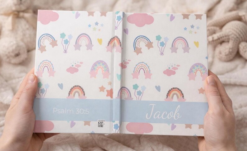Personalized Rainbow Baby Journal – Pregnancy After Loss Memory Book ...