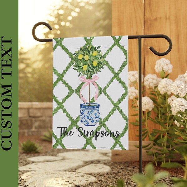 Preppy Garden Flag Wedding - Etsy