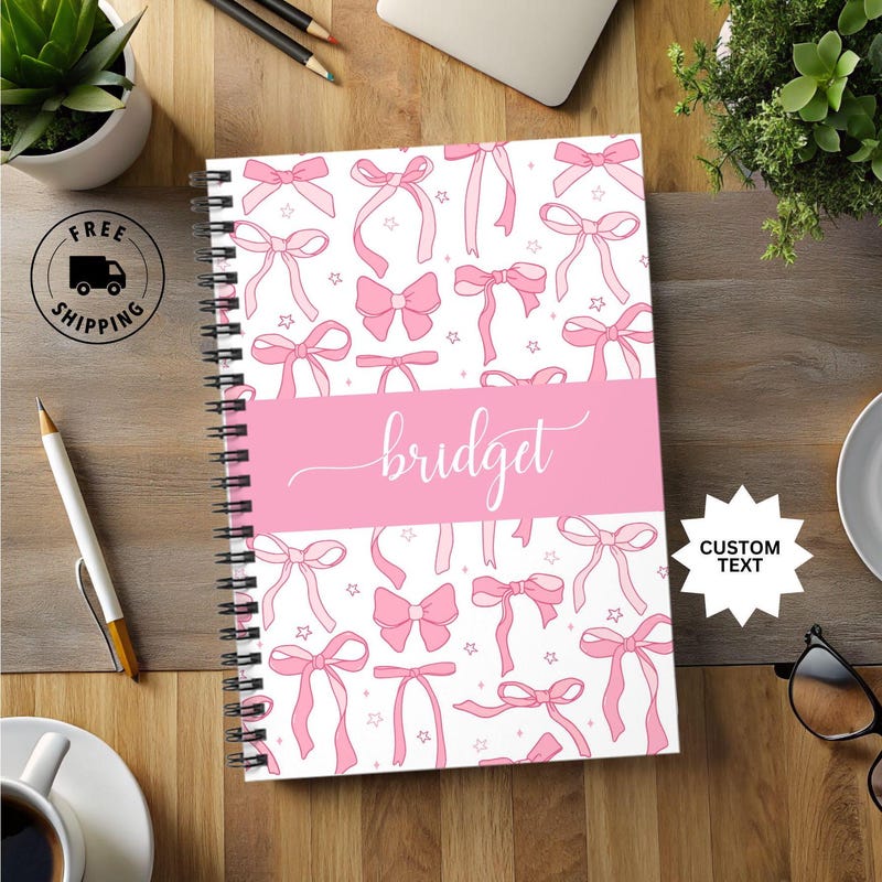 Aesthetic Pink Notebook - Etsy
