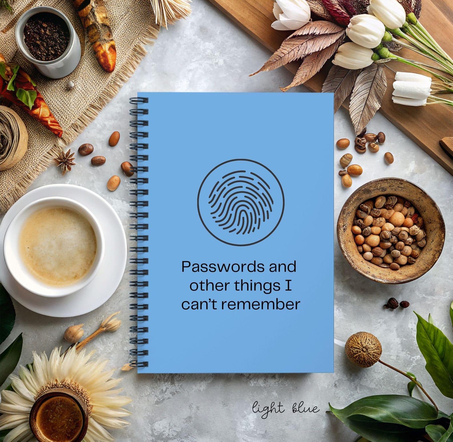 Password and Other Things I Forget Notebook-funny Password Organizer ...