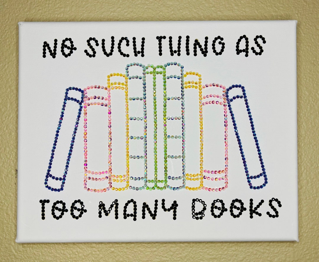 Rhinestone Canvas Wall Art, 8x10 Canvas Rhinestone Pictures, Books, No ...