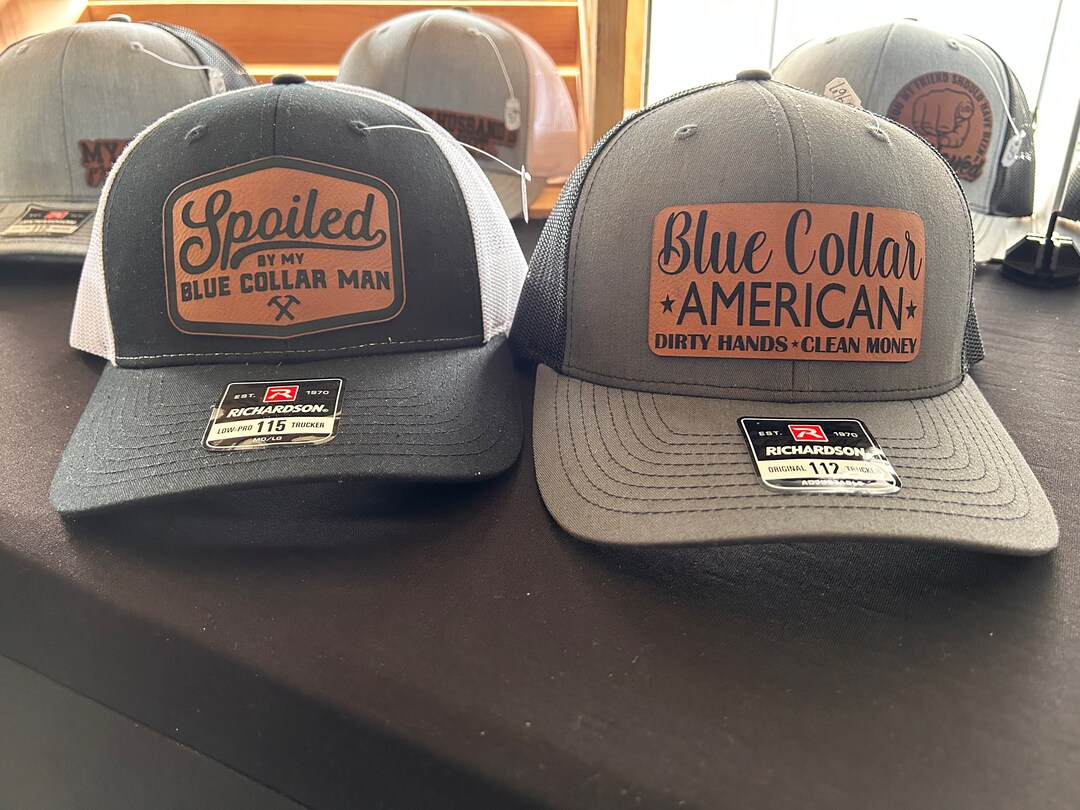 Couples Matching Hats Blue Collar Couple, Richardson 112 Snapback ...