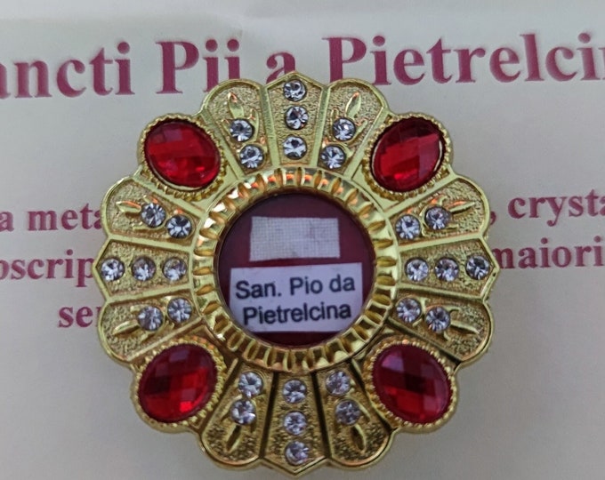 1st Class Relic of St Padre Pio - Etsy