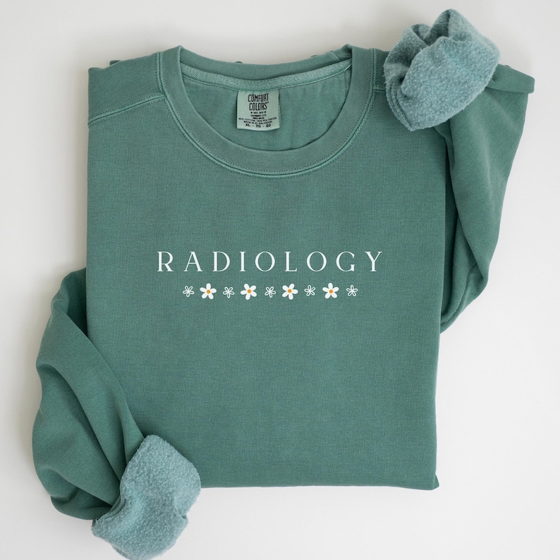 Comfort Colors® Xray Tech Sweatshirt, Xray Technologist Sweater, Daisy ...