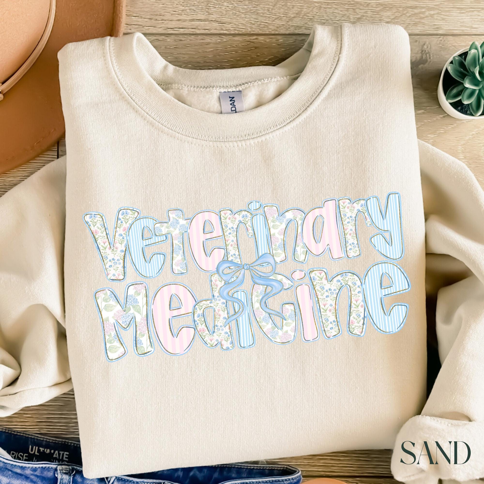Veterinary Medicine Sweatshirt, Vet Tech Gift, Veterinarian Sweater ...