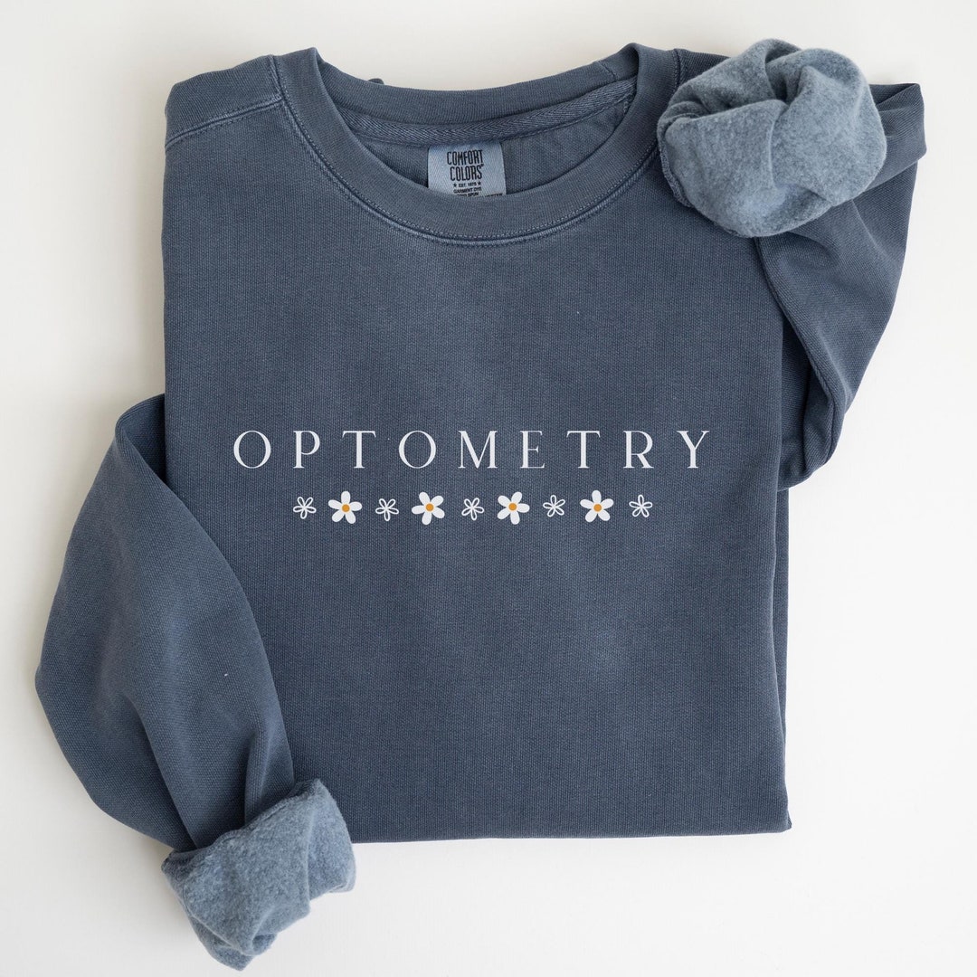 Optometry Sweatshirt Comfort Colors, Optometrist Gifts, Eye Doctor ...