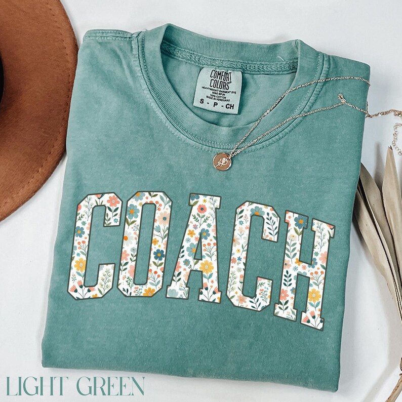 Comfort Colors Coach Shirt, Cheer Coach Gift, Custom Coach Shirt ...