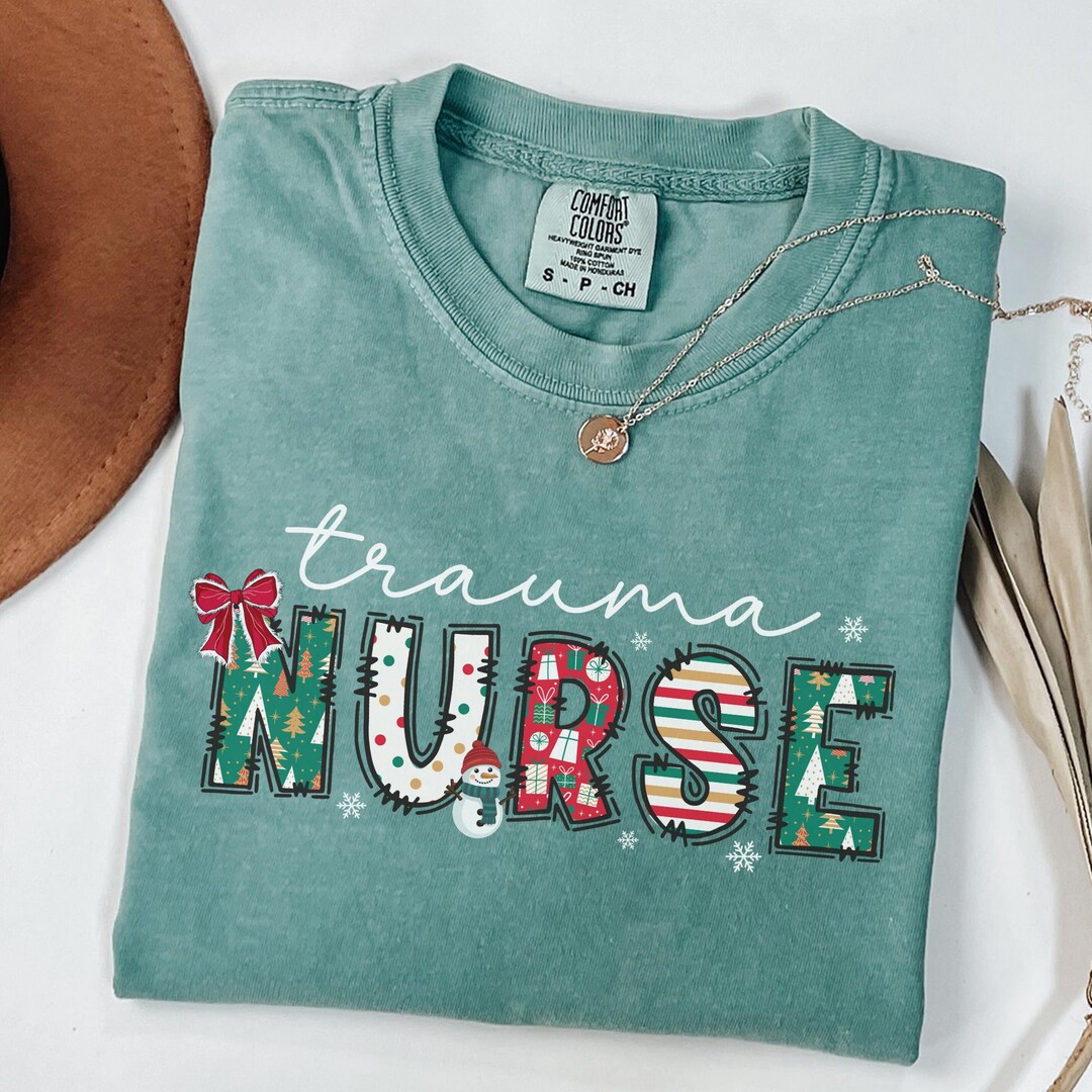 Christmas Trauma Nurse Shirt, Trauma Nurse Christmas Gift, Christmas ...