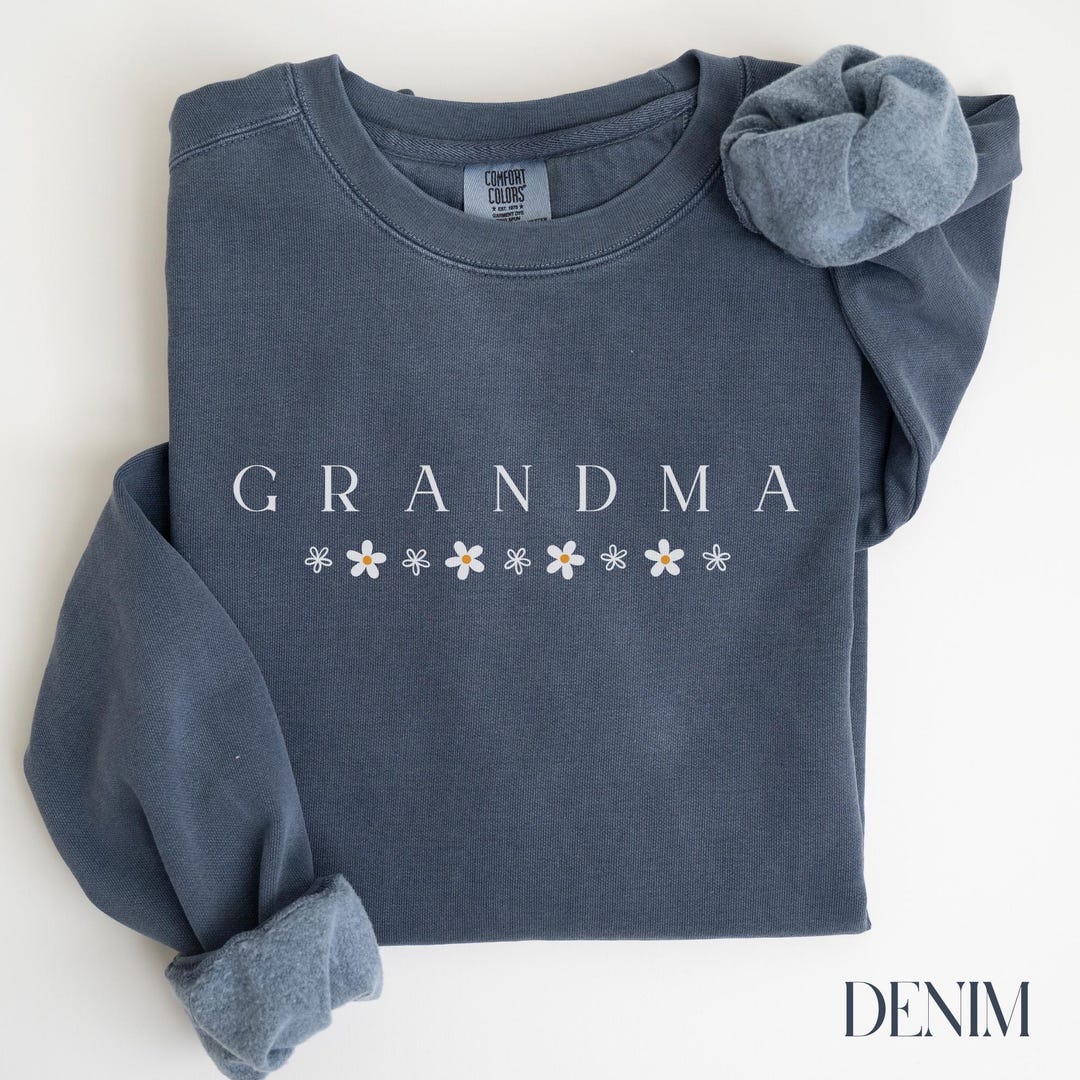 Grandma Sweatshirt Comfort Colors, Granny Sweater, Grandma Gift, Gigi ...
