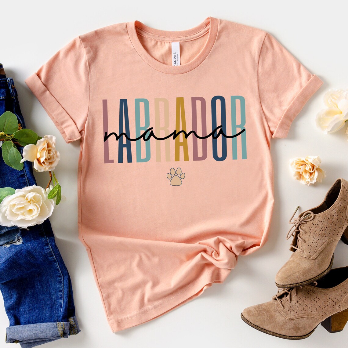 Labrador Mom Shirt Labrador Retriever Shirt Dog Mom Shirt - Etsy