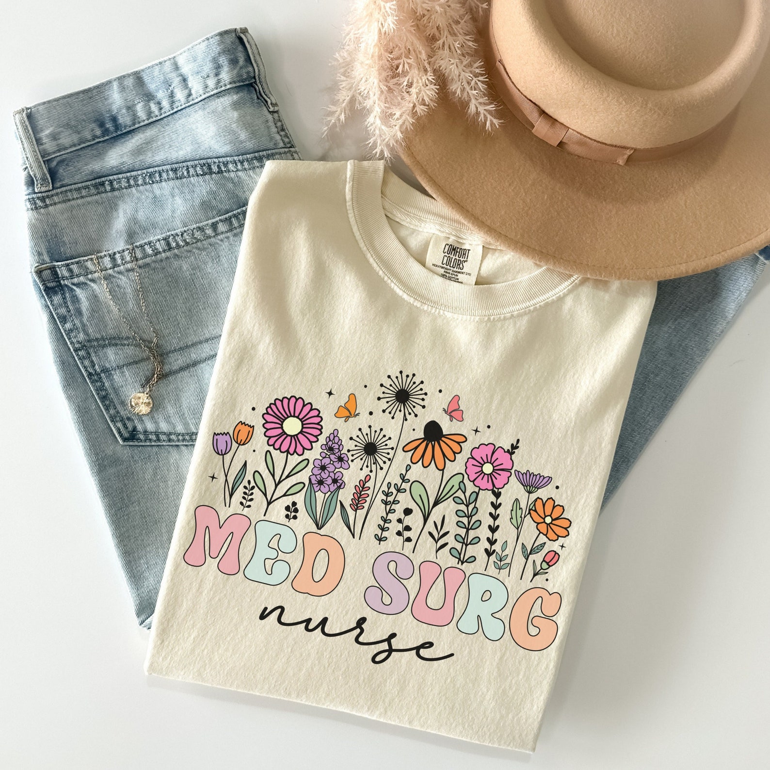 Med Surg Nurse Shirt, Med-surg Nurse Gift, Medical Surgical Tshirt, Med ...