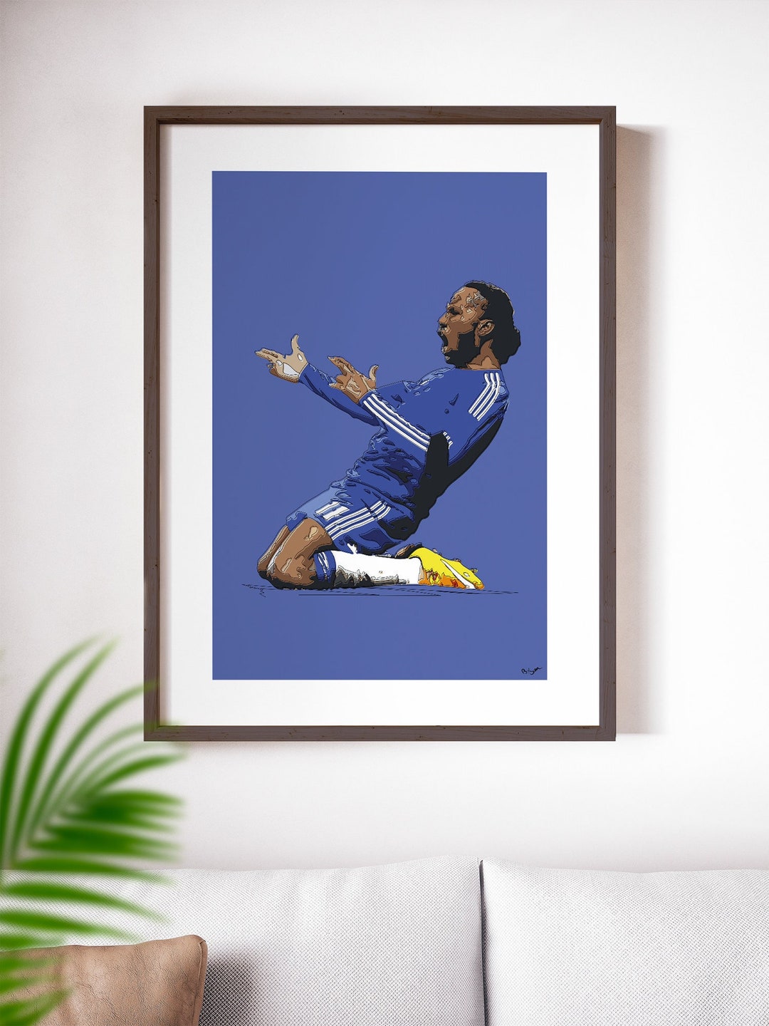 Didier Drogba - Poster Print, Chelsea - Etsy