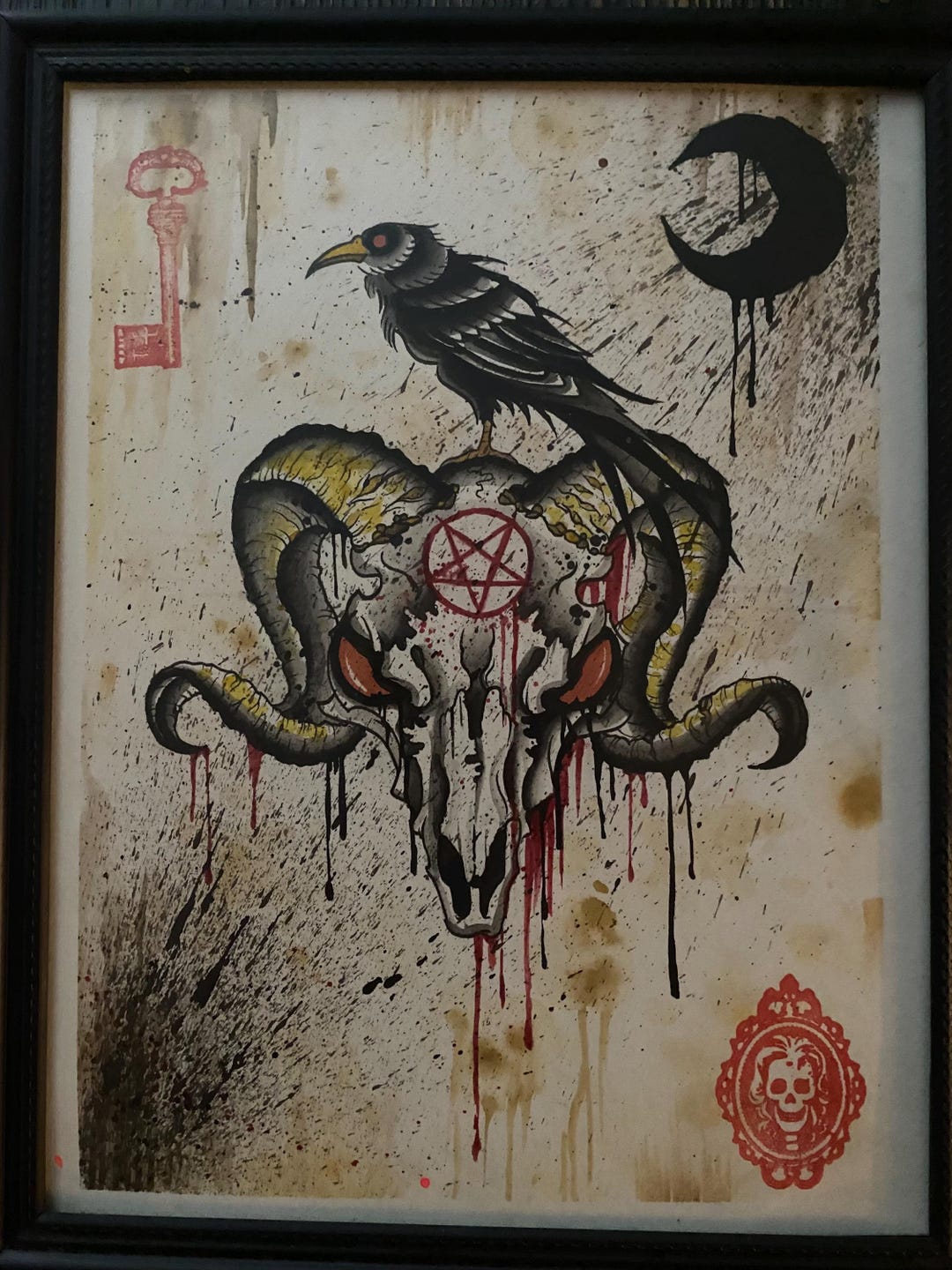 The Infernal Watercolor 8x10 - Etsy