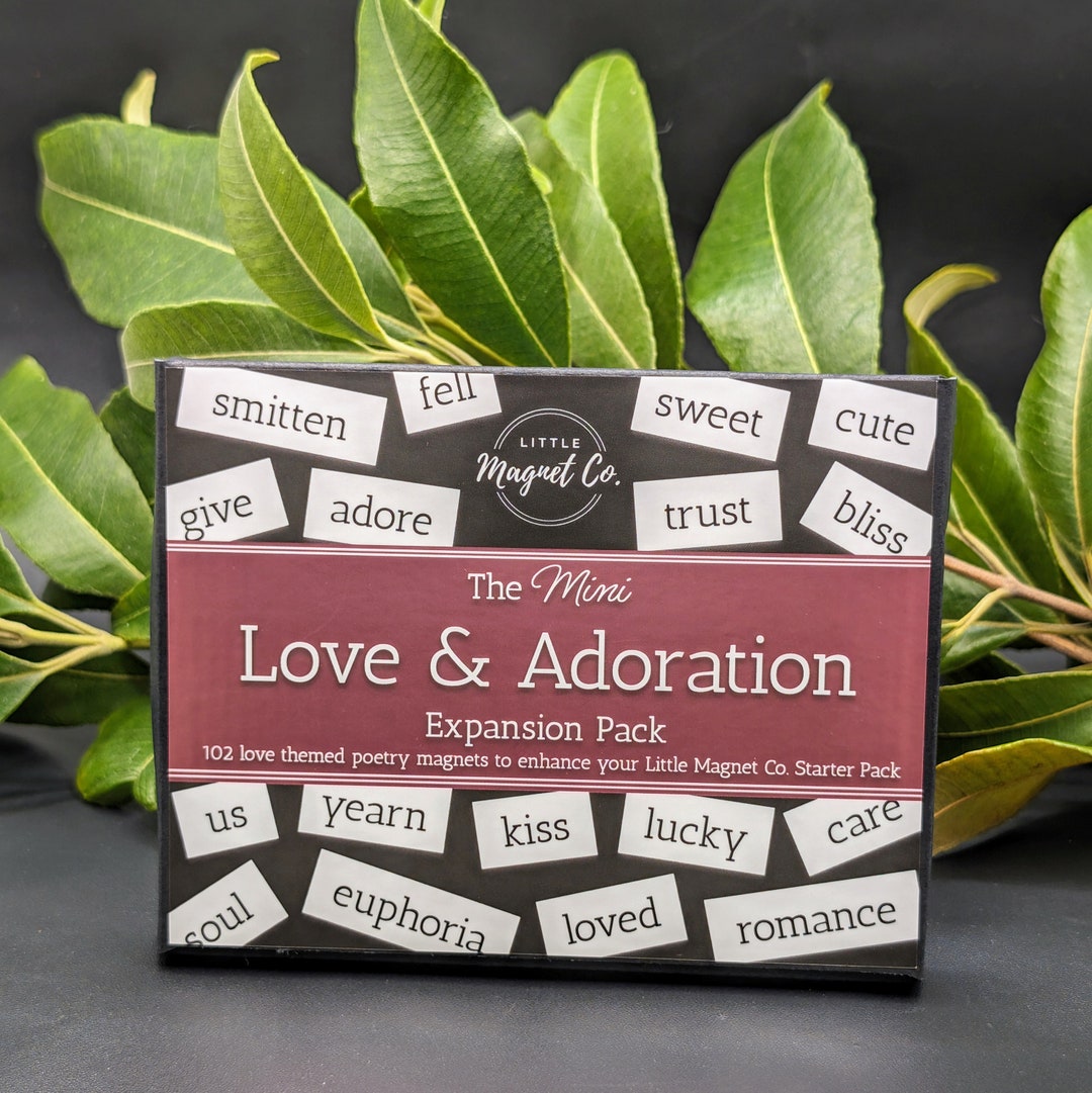 Love & Adoration Poetry Magnets: Mini Expansion Pack - Etsy