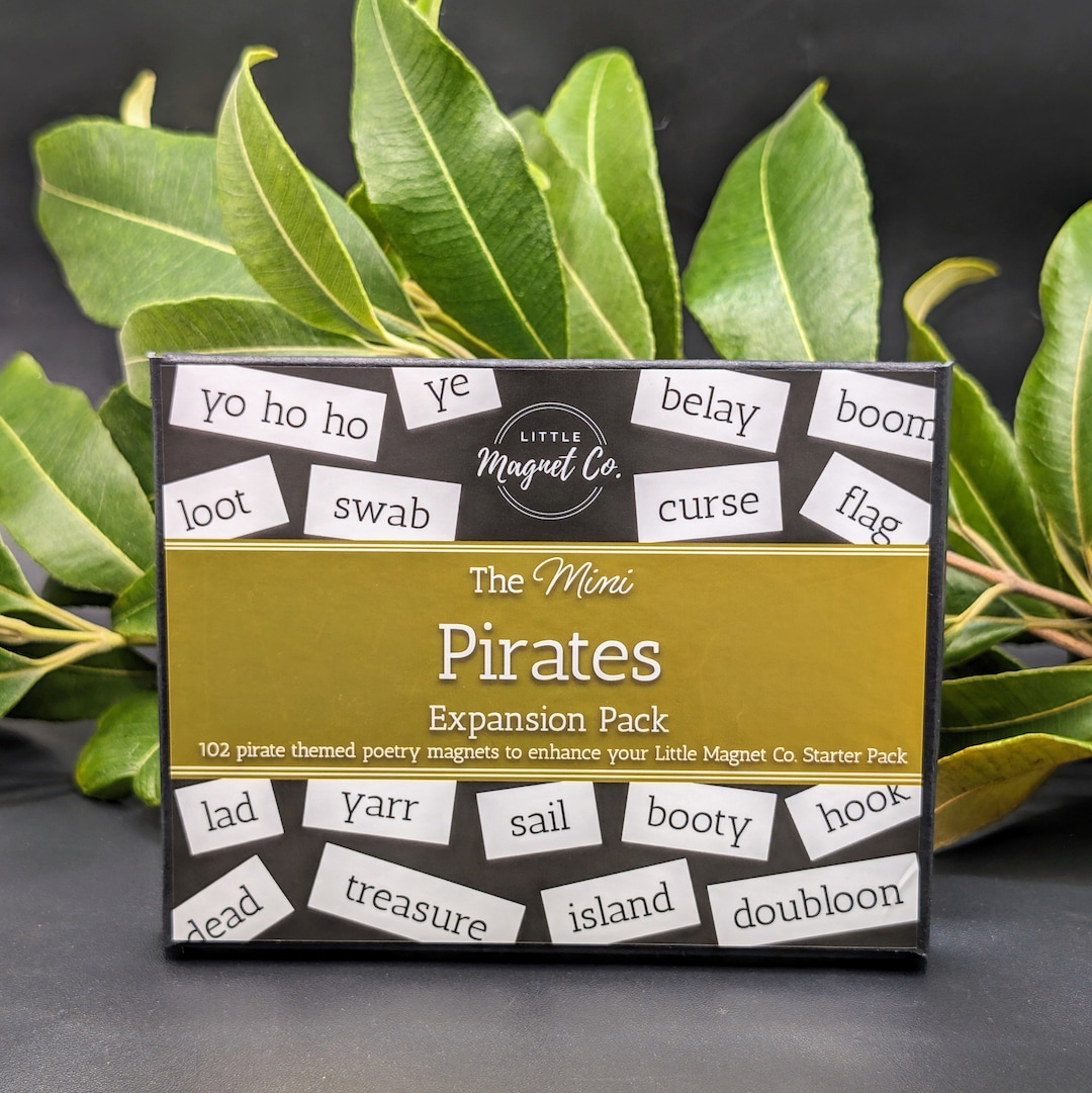 Pirate Poetry Magnets | Mini Expansion Pack - Etsy