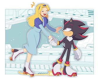 Shadow Maria Print - Etsy