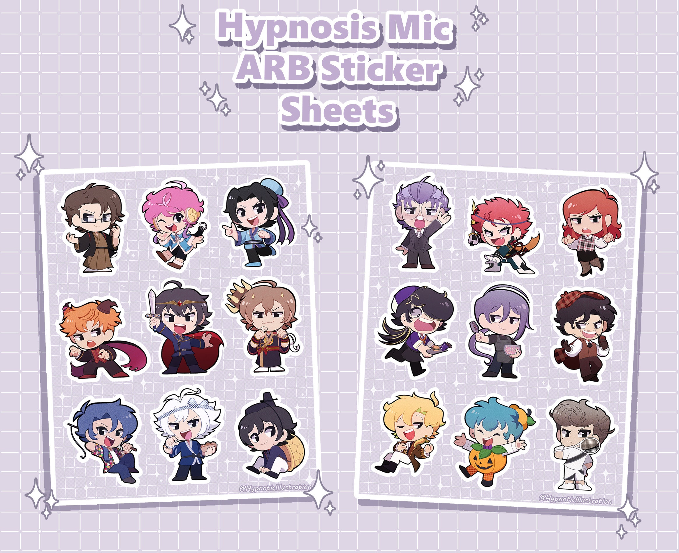 Hypnosis Mic ARB Event Sticker Sheets - Etsy