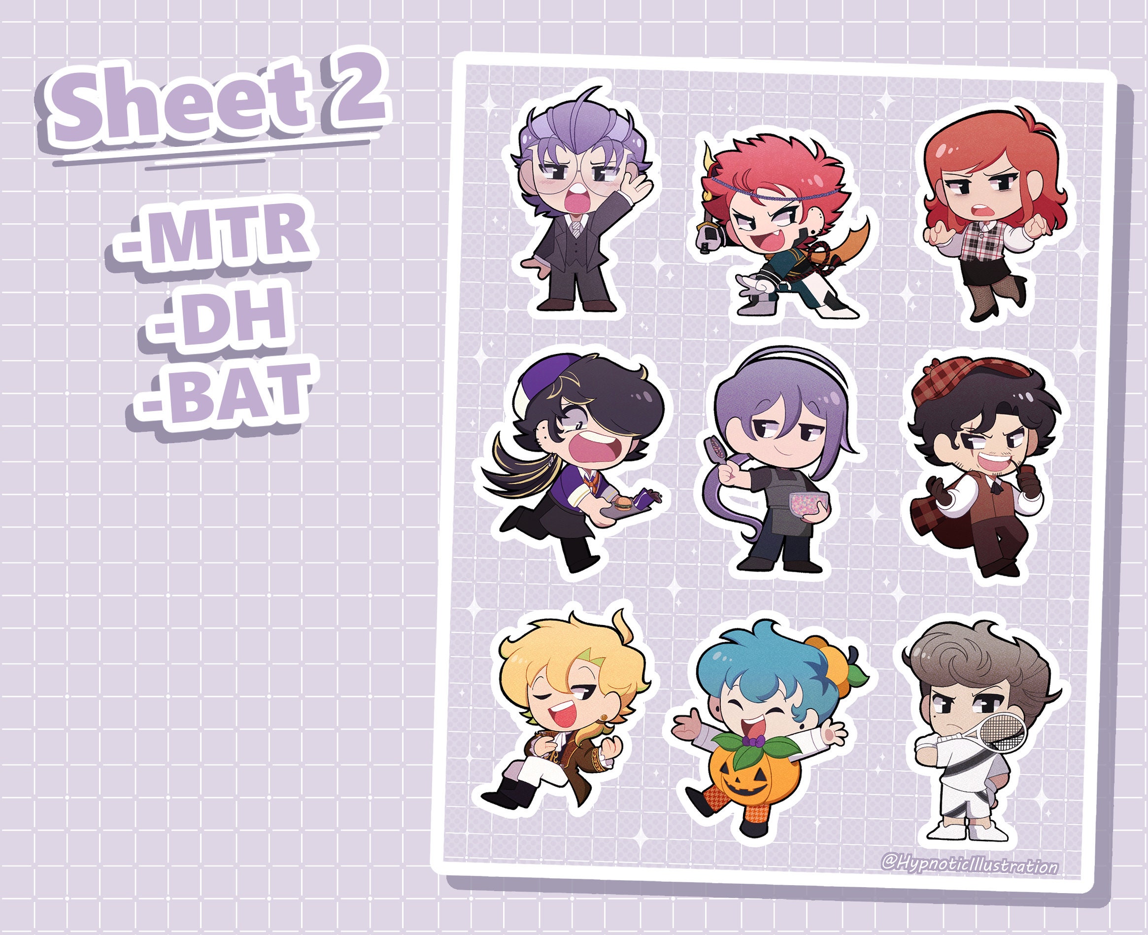 Hypnosis Mic ARB Event Sticker Sheets - Etsy