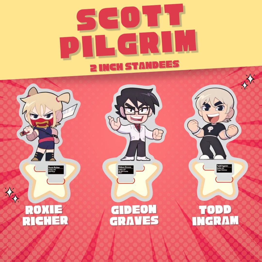 Scott Pilgrim Evil Exs 2" Standees - Etsy