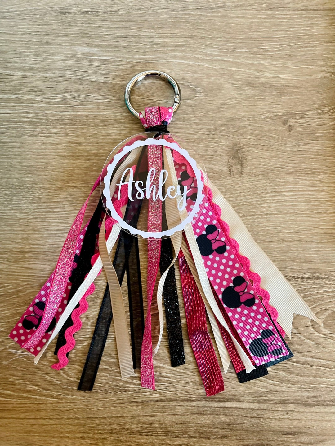 Disney Theme Monogram Bogg Bag Accessory, Bogg Bag Charm/ Tassel ...