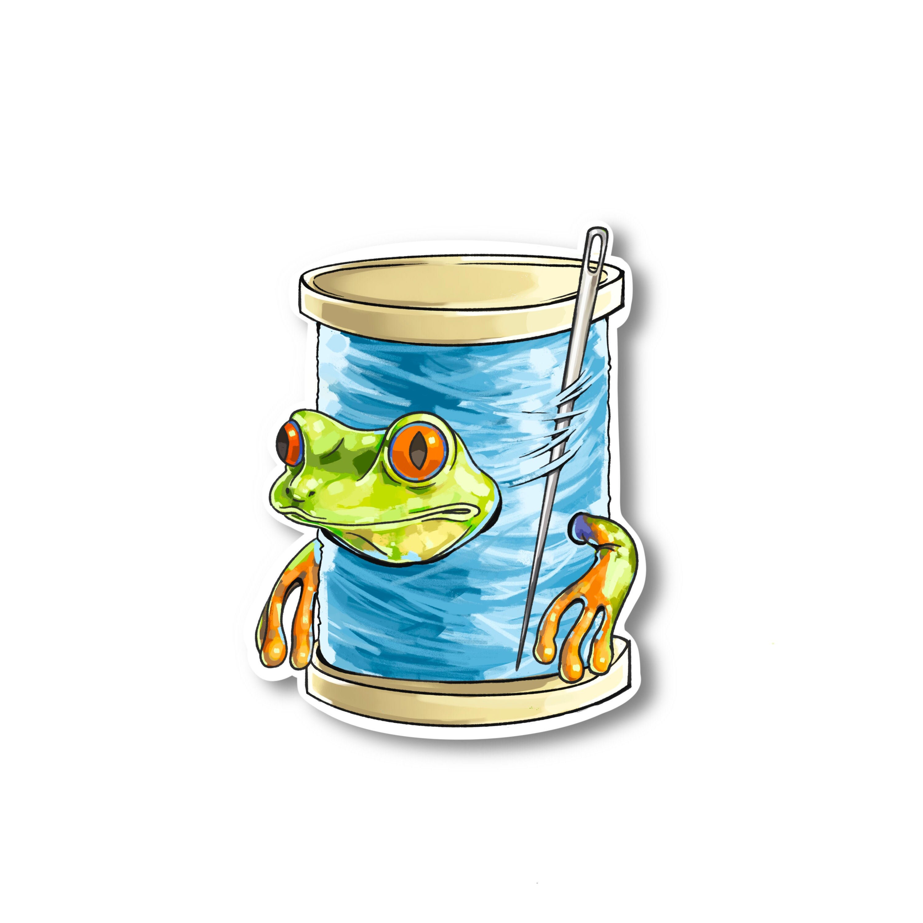 Stickers Scrapbooking Frog Thread Sticker etna.com.pe