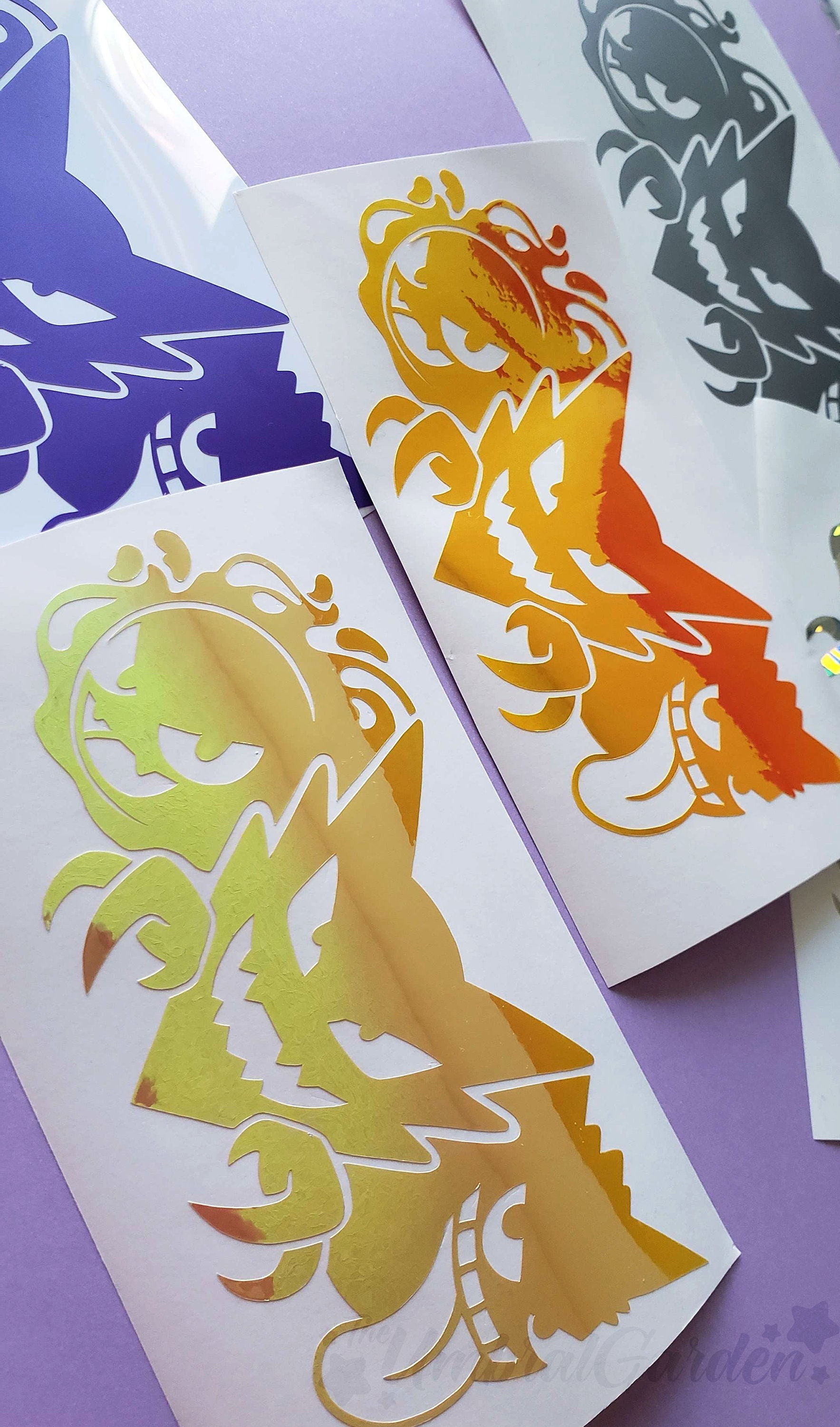 Ghost Pokemon Decal Ghastly Haunter Gengar Holographic - Etsy