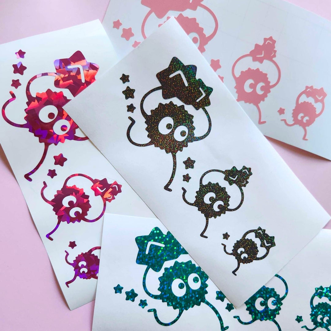 Soot Sprite Trio 6 Inch Vinyl Decal - Etsy